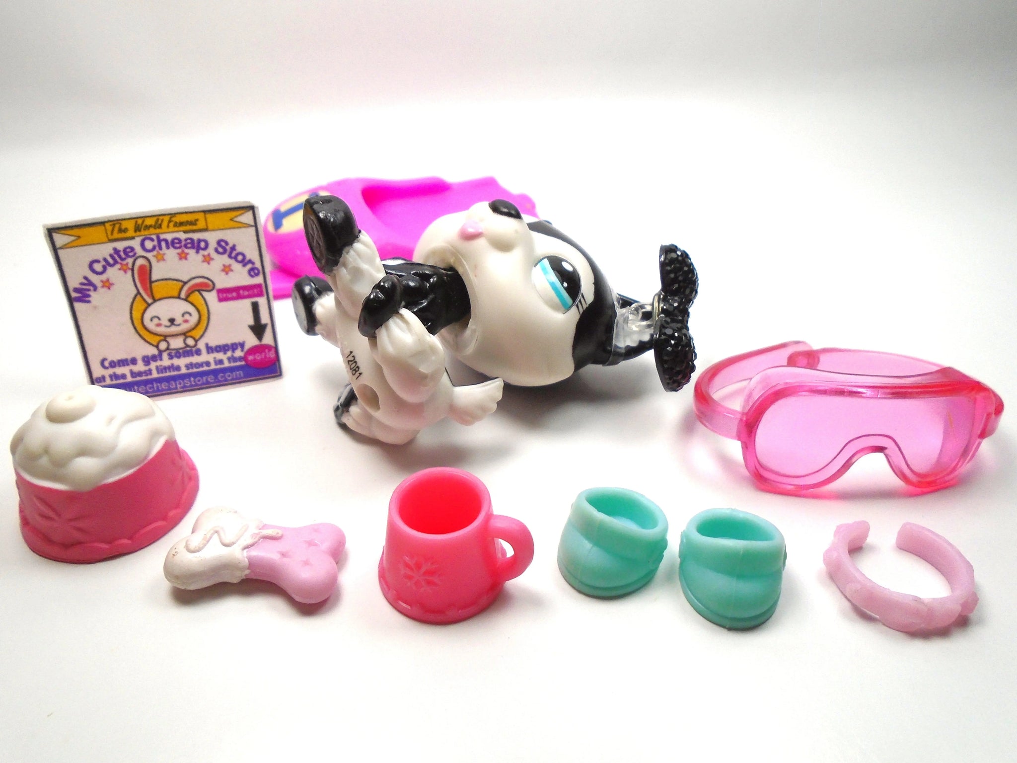 Littlest Pet Shop Blythe Husky #2246 with cute accessories– My Cute ...