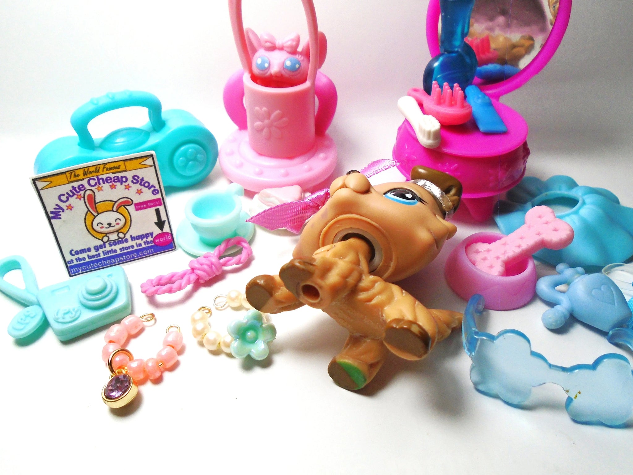 Littlest Pet Shop Collie dog #893 with cute and unique accessories– My ...